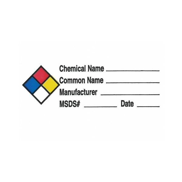 Grainger Label Chemical OSHA 250/Rl — Grayline Medical