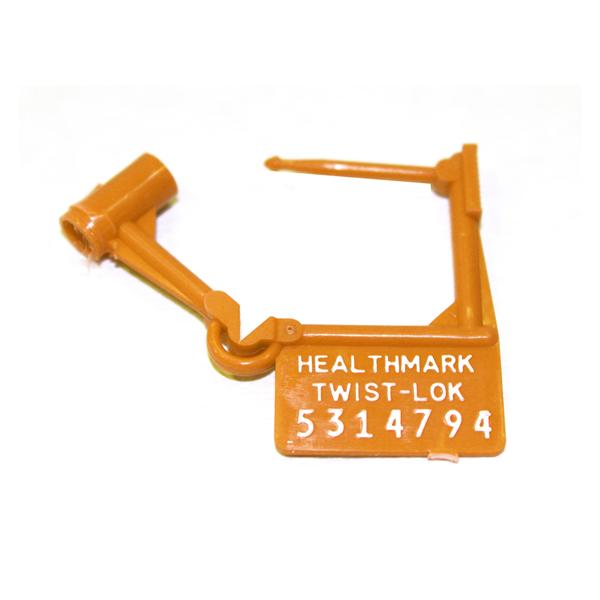 Healthmark Seal Tamper Evident Twist-Lok Orange 100/Pk — Grayline Medical