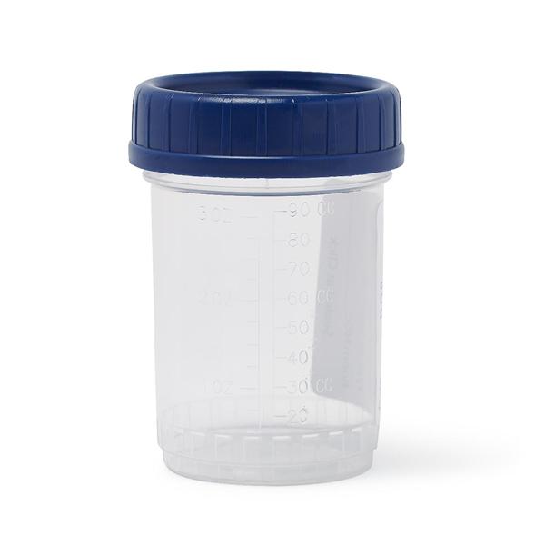 Medline Industries Click N Close Specimen Container Sterile 4oz 100/Ca ...