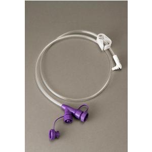 Vesco Low Profile Feeding Tube Extension Set, 24" Dual ENFit Port ...