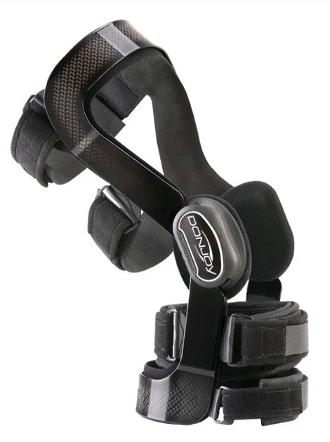 DJO Knee Brace DonJoy FullForce D-Ring / Hook and Loop Strap Closure S ...