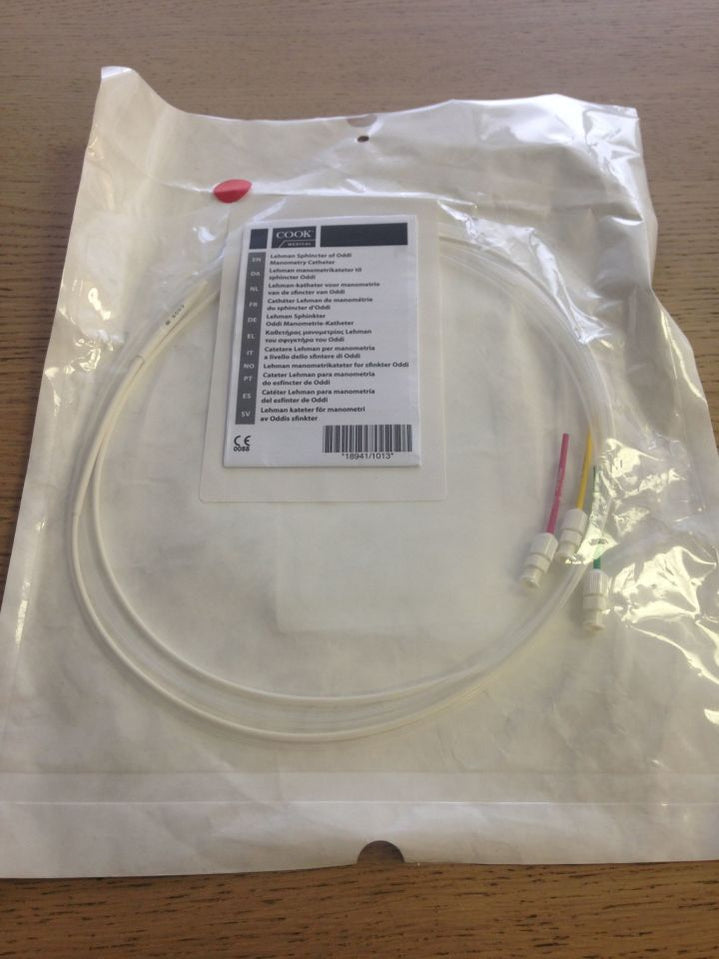 Cook Inc Lehman Sphincter / Oddi Manometry Catheter - CATHETER, MANOME ...