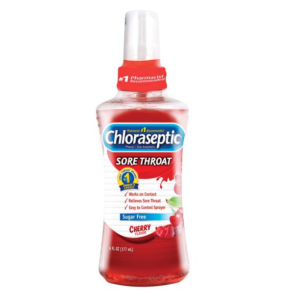 Medtech Products Chloraseptic Sore Throat Spray Cherry 6oz/Bt, 12 BT/C ...