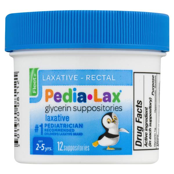 C B Fleet Pedia-Lax Children Suppository 12/Bx, 24 BX/CA (81B ...