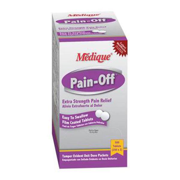 Medique Pharmaceuticals Pain-Off 250/250/65mg Tablets Film Coated 50x2 ...