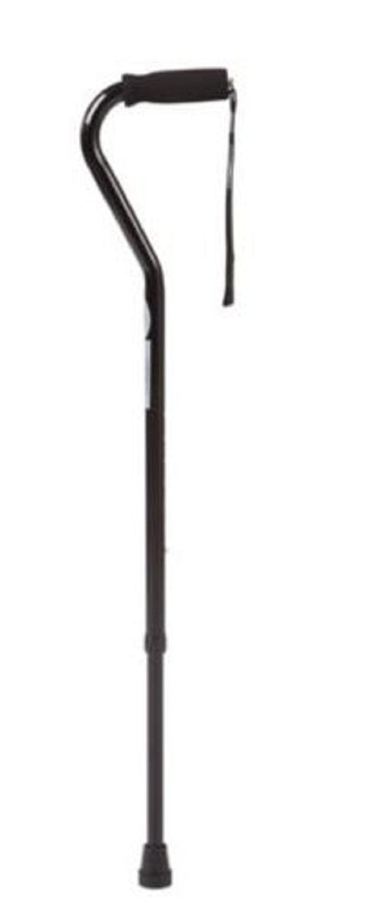 Cardinal Health J-Hook Adjustable Walking Cane - Black Aluminum J-Hook ...