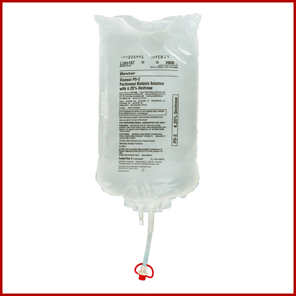 Baxter Healthcare DIANEAL PD Solutions - SOLUTION, DIANEAL, PD-2, 4.25 ...