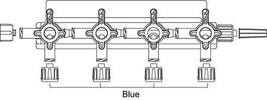 Smiths Medical 4-Way Stopcocks w/Extension - STOPCOCK 4-WAY 4 GNG HFLO ...