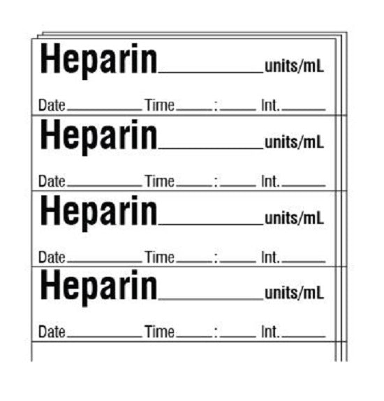 Shamrock Scientific Medication / Drug Labels - LABEL, 1/2" X 2", WHITE ...