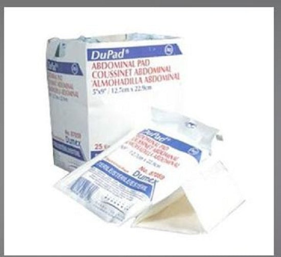 Derma Sciences DuPad Abdominal Pads - PAD, ABDOMINAL, SEALED, 5"X9" ST ...