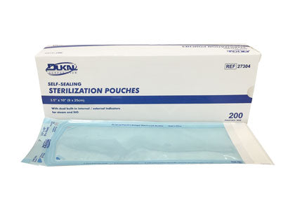 Dukal Self-Sealing Sterilization Pouches - POUCHES, STERIL, 2.75"X10 ...