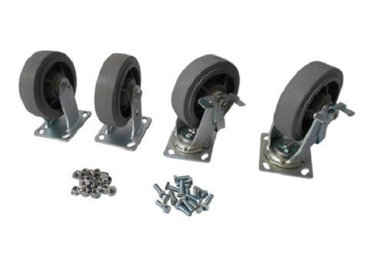 Falls Welding Caster Sets - Horizontal Caster Set, 6" - 6400 — Grayline ...