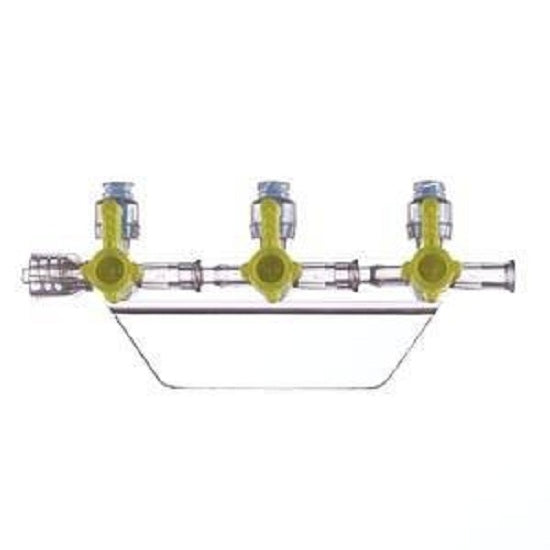B Braun Medical High-Flow 4-Way Stopcocks - 3-Gang, High-Flow, 4-Way S ...