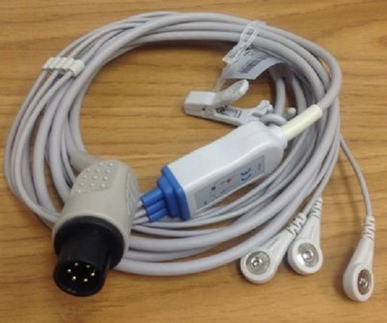Datascope ECG Leadwires / Cables - ECG Datascope Cable, 3 Lead - 0012 ...