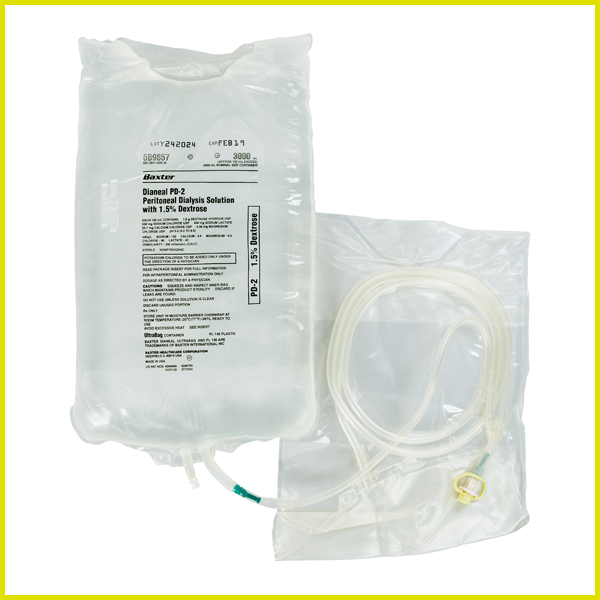 Baxter Healthcare DIANEAL PD Solutions - SOLUTION, DIANEAL, PD-2, 1.5% ...