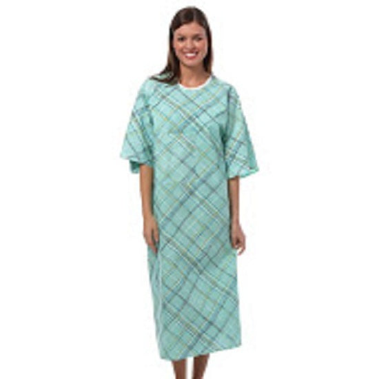 Fashion Seal Healthcare Angle Back Premium ICU Gown, Large — Grayline ...