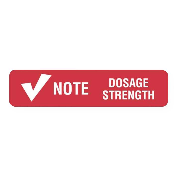 United Ad Label Dosage Information Labels - NOTE DOSAGE STRENGTH Label ...