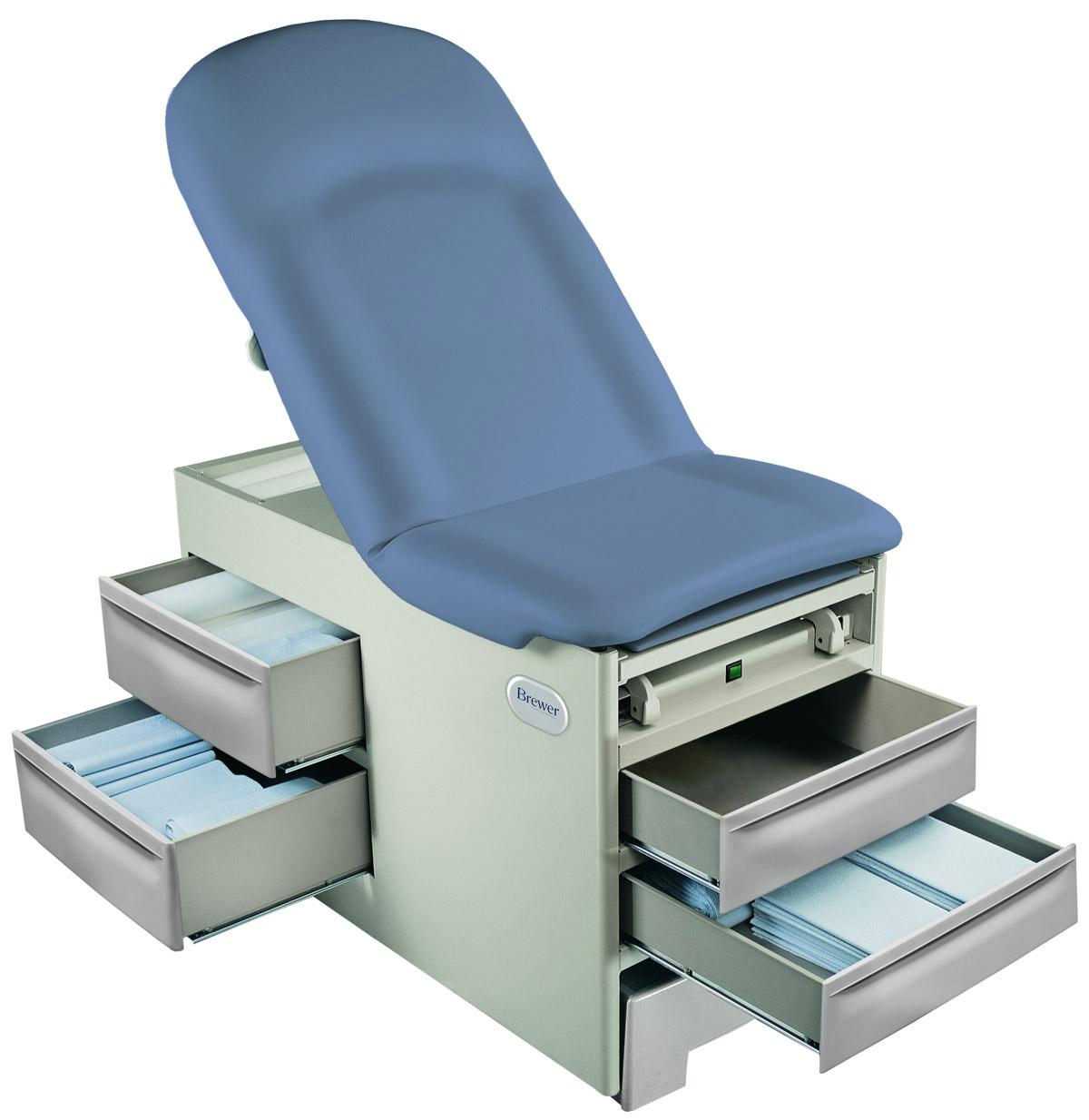 Brewer Basic Exam Table - Manual Exam Table, 325 lb. Weight Capacity ...