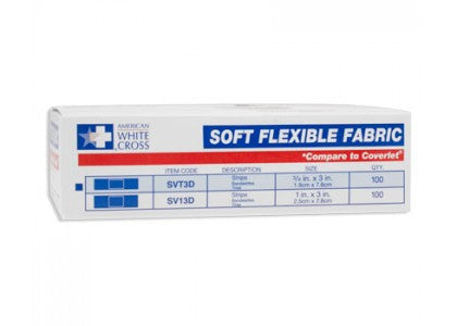 Dukal Corporation AmerWhitCross Fabric Adhesive Strips - Sterile Soft ...