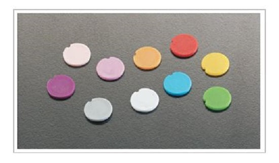 Simport Scientific Color Coding Cap Inserts - Color Coding Cap Insert, — Grayline Medical