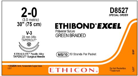 Ethicon Ethibond Excel Polyester Sutures - Ethibond Excel Polyester Su ...