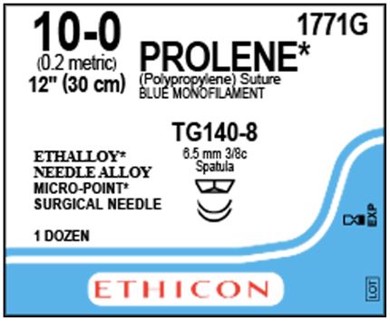Ethicon Prolene Polypropylene Nonabsorbable Sutures - Prolene Suture, — Grayline Medical