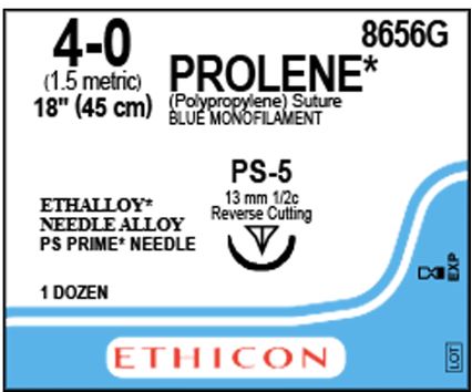 Ethicon Precision Point Prolene Nonabsorbable Sutures - Blue Single Ar — Grayline Medical