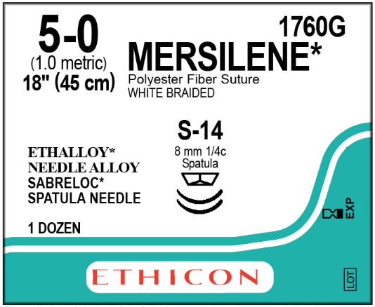Ethicon Mersilene Polyester Fiber Sutures - SUTURE, MERSILENE, WHITE ...