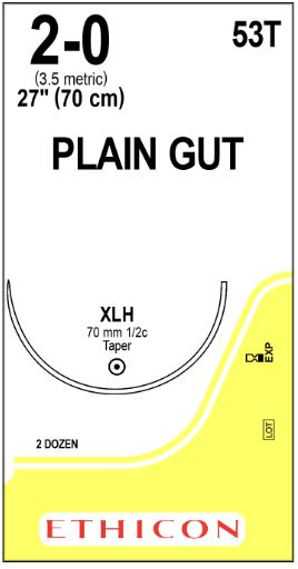 Ethicon Taper Point Plain Gut Absorbable Sutures - Taper Point Plain G ...