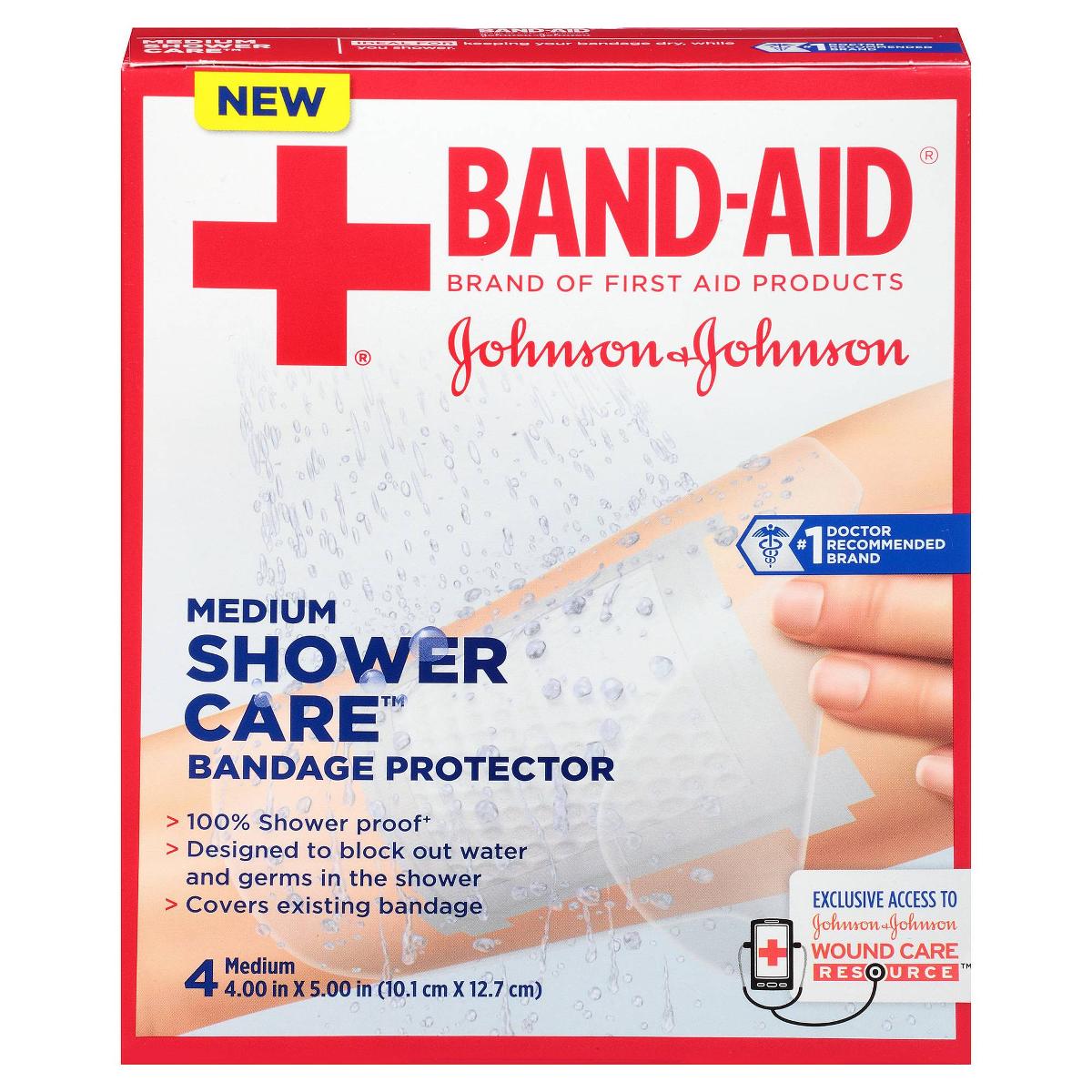 Johnson and Johnson Water Block Plus Adhesive Bandages - BAND-AID Firs ...