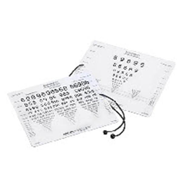 Good-Lite Near Card Eye Acuity Test 16" Testing Distance 8x10" Ea ...