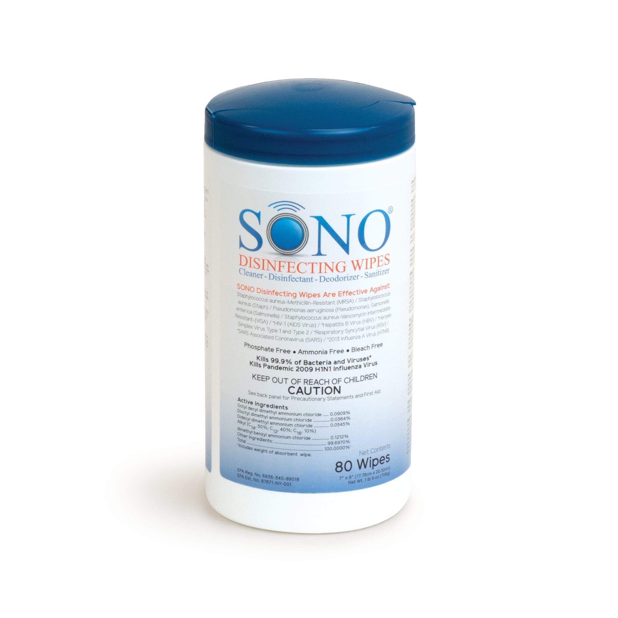 SONO Disinfectant Wipes — Grayline Medical