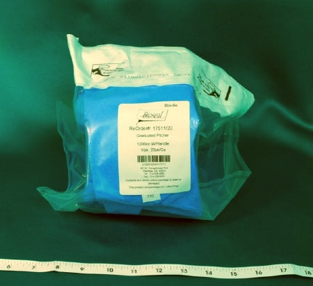 Bioseal Graduated Pitcher w/Handle - PITCHER, GRAD, W/HANDLE, 1200CC ...