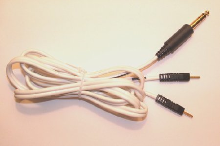 Dynatronics Two-Pin Stereo Lead Wires - LEADWIRE, STEREO, 72", 2 BLACK ...