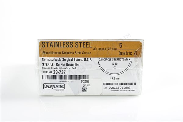Teleflex Medical Surgical Stainless Steel Sutures - Surgical Stainless ...