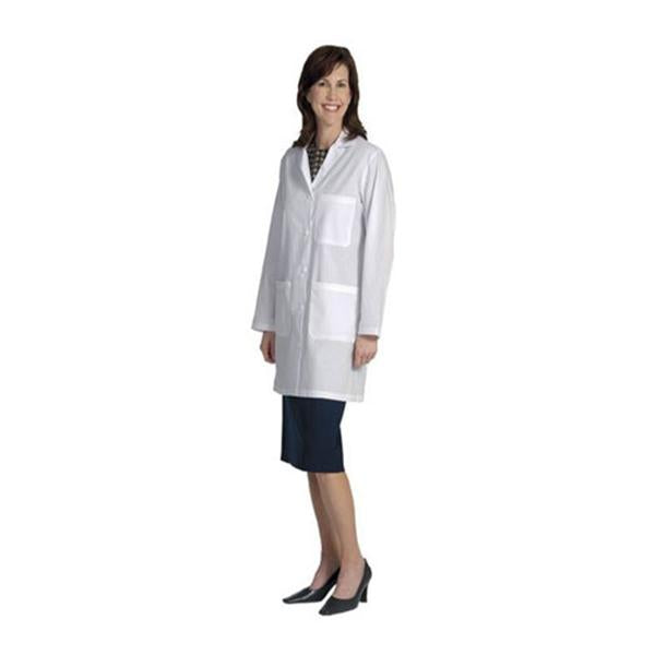 Fashion Seal Lab Coat Poly/Ctn Fashion Poplin W Wht Sz 20 34.5" Ea ...