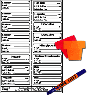 Sterile Label Kit Includes 32 Labels, Flags, Dual-Tip Sterile Marker ...
