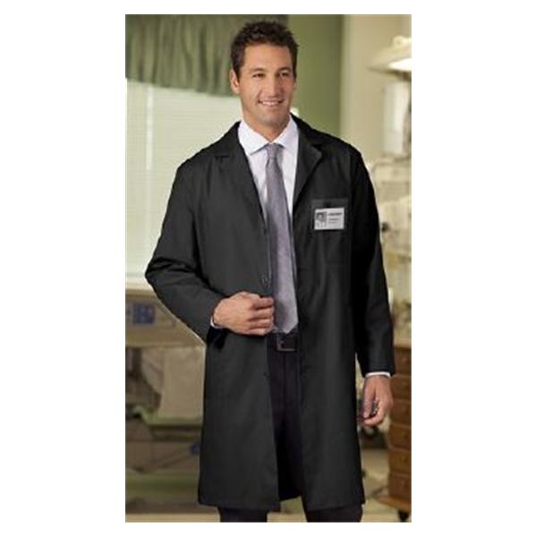 META By White Swan Lab Coat 65% Polyester / 35% Cotton META Unisex Bla ...