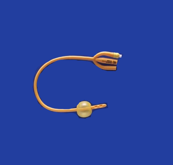 Teleflex Medical Gold Silicone 3Way Foley Catheters - 3-Way Foley Cath ...
