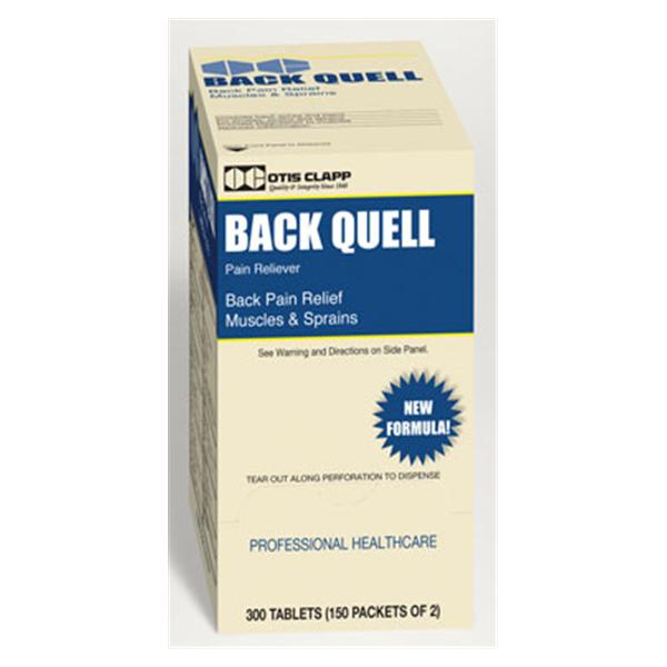 Medique Pharmaceuticals Back Quell 200/200mg Tablets Film Coated 150x2 ...