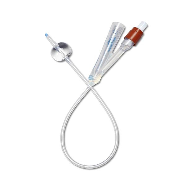 Medline Industries Catheter Foley 10Fr 30cc Firm Tip 100% Silicone 2-W ...