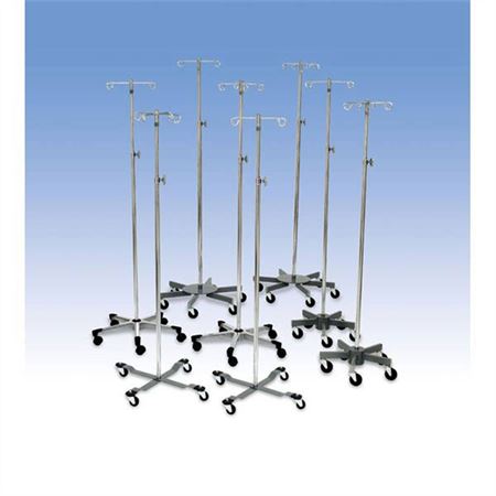 4-Leg Heavy Base IV Stand 4 Hooks — Grayline Medical
