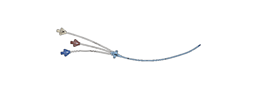 Teleflex Medical Multi-Lumen CVC Kit with Blue FlexTip Catheter - KIT ...