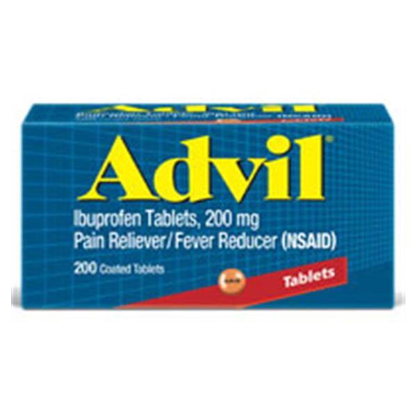 Pfizer Consumer Health Advil 200mg Tablets 200/Bt, 12 BT/CA (573015475 ...