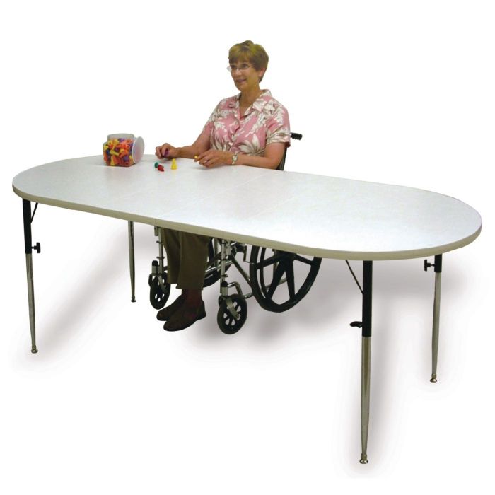 Patterson Medical Oval Extension Work and Activity Table — Grayline Medical