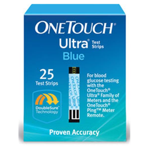 Lifescan OneTouch Ultra Blood Glucose Test Strip 25 Count 25/Bx ...