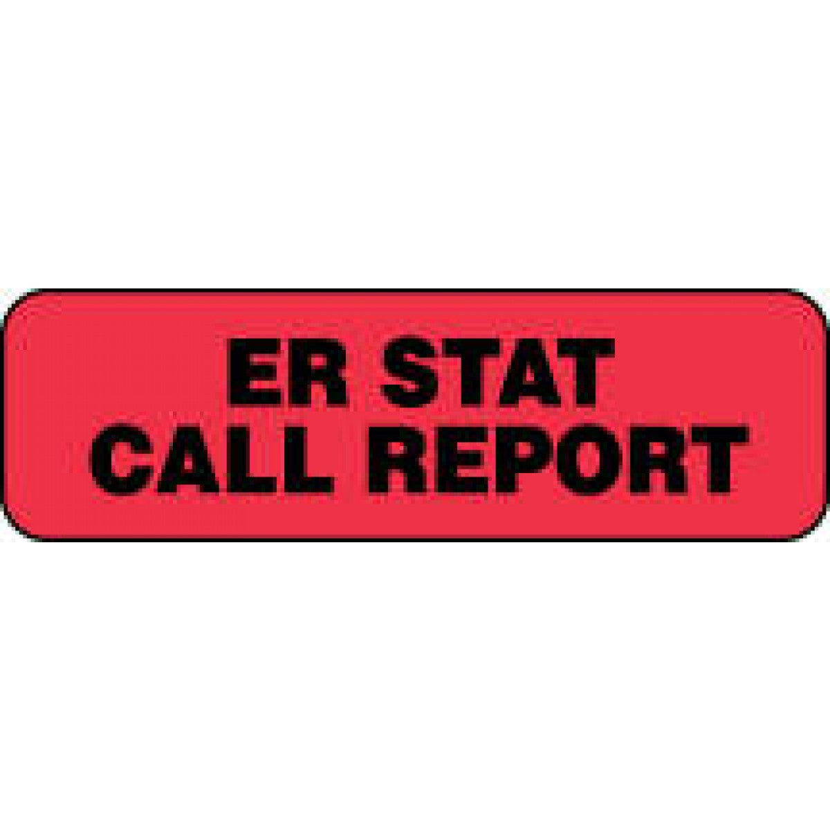 Lab Communication Label (Paper, Permanent) Er Stat Call Report 1 1/4 ...