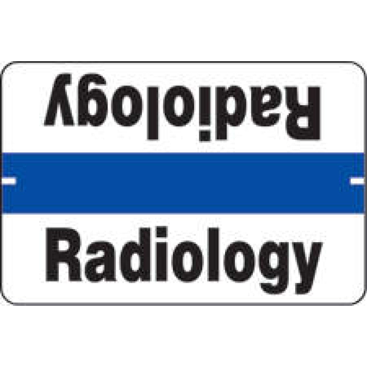 Label Wraparound Paper Permanent Radiology Radiology 1" 1/2" X 1 White ...