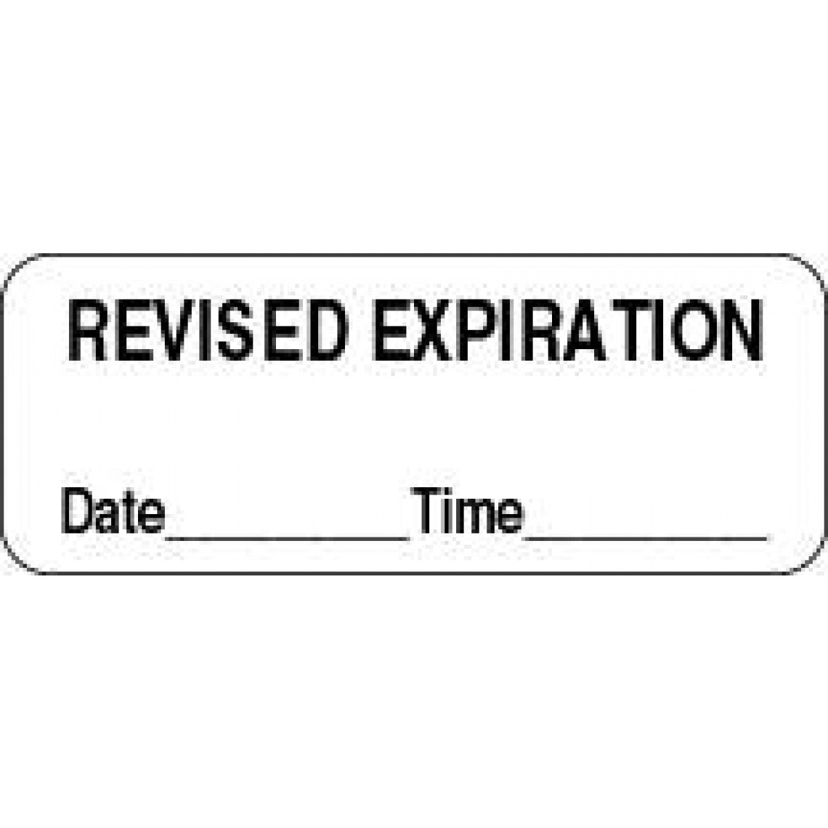 Lab Communication Label (Paper, Permanent) Revised Expiration 2 1/4" X ...
