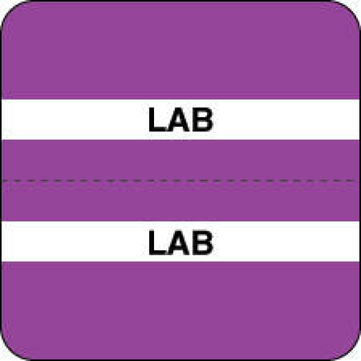 Chart Tab Paper Lab Lab 1 1/2" X 1 1/2" Purple 100 Per Roll — Grayline ...
